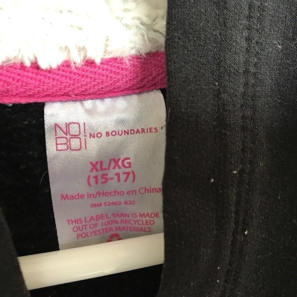 No Boundaries | Tops | No Boundaries Hoodie Jrszxlxg Blackwhite Love ...